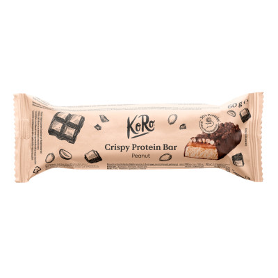 EDEKA24 | KoRo Crispy Protein Bar Peanut 60G - MHD 30.11.2025