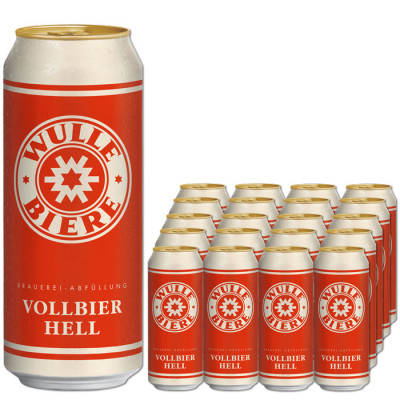 EDEKA24 | Wulle Vollbier Hell 24x0,5L