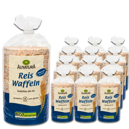 EDEKA24 | Alnatura Bio Reiswaffeln Meersalz 12x100G
