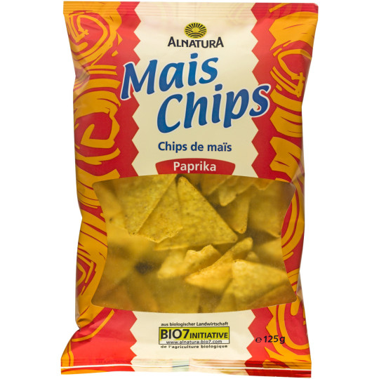 EDEKA24 | Alnatura Bio Mais Chips Paprika 125G