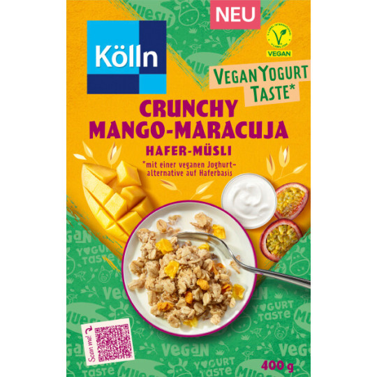 EDEKA24 | Kölln Crunchy Mango-Maracuja Hafer-Müsli 400G