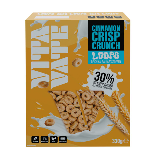 EDEKA24 | Vitavate Loops Cinnamon Crisp Crunch 330G