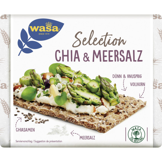 EDEKA24 | Wasa Selection Chia & Meersalz 245G