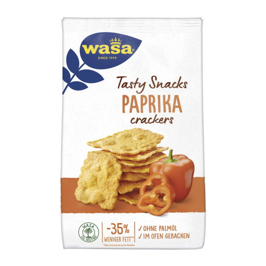 EDEKA24 | Wasa Tasty Snacks Paprika Crackers 150G