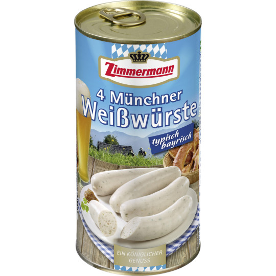 EDEKA24 | Zimmermann Münchner Weißwürste 530G