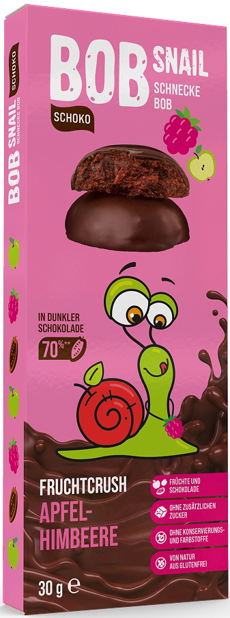 EDEKA24 | Bob Snail Fruchtcrush Apfel-Himbeere 3ST 30G